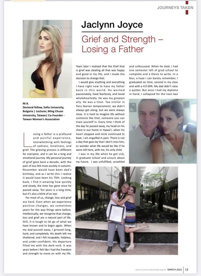 On Grief and Strength – Centered Magazine – Jaclynn Joyce